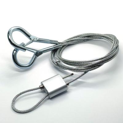 China Lock Grip Small Model Cable 1.5mm Suspension Kit Industrial Fixture Hanging Hardware for sale