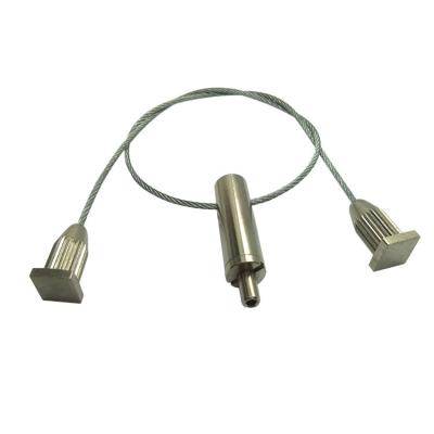 China Steel Adjustable Hanging Wire Cable For Linear Led Light for sale