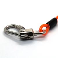 China High Standard Retractable Steel Coil Spring Wire Cable Tool Lanyard for sale