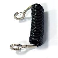 China High Quality Tpu Retractable Tether Spring Coiled Bungee Tool Lanyard for sale