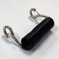 China High Quality Tpu Retractable Tether Spring Coiled Bungee Tool Lanyard for sale