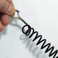 China High Quality Tpu Retractable Tether Spring Coiled Bungee Tool Lanyard for sale