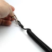 China Flexible Scaffolding Spring Loaded  Tool Lanyard with Loop and Hook for sale