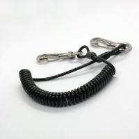 China Flexible Scaffolding Spring Loaded  Tool Lanyard with Loop and Hook for sale