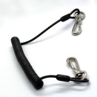 China Flexible Scaffolding Spring Loaded  Tool Lanyard with Loop and Hook for sale