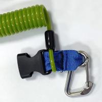 China Retractable Fishing Rod Safety Lanyard Webbing Tool Spring Lanyard Belt for sale