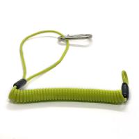 China Wire Coil Lanyard Tool Lanyard Retractable Hard Hat Tether Spring Lanyard for sale