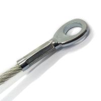 China Wholesale PVC-Coated Stainless Steel Wire Rope Cable Flemish Eye Sling for sale