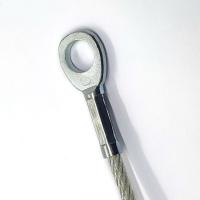 China Wholesale PVC-Coated Stainless Steel Wire Rope Cable Flemish Eye Sling for sale