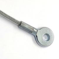 China Stainless 316 Steel Rope Wire Sling Tool With Stamped Eyelets for sale