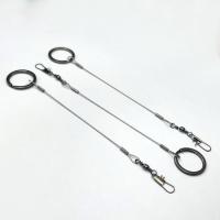 China Black Stainless Steel Wire Rope Fittings Hanging Hook Fishing Tools Safety for sale