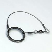 China Black Stainless Steel Wire Rope Fittings Hanging Hook Fishing Tools Safety for sale