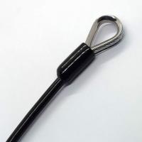 China Safety Wire Rope Sling Tool With Stamped Eyelets Hook Spring Hanging Kits for sale