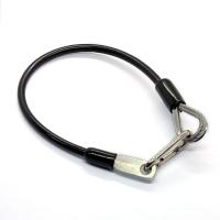 China Safety Wire Rope Sling Tool With Stamped Eyelets Hook Spring Hanging Kits for sale