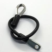 China Safety Wire Rope Sling Tool With Stamped Eyelets Hook Spring Hanging Kits for sale