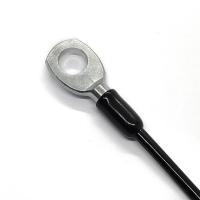China Steel Rope For Lighting Flexible Stainless Steel Wire Rope Rod With Eyelet for sale