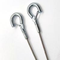 China Y Style Wire Rope With Hook Fitting And Zinc Terminal Head For Ceiling Hanging Light for sale
