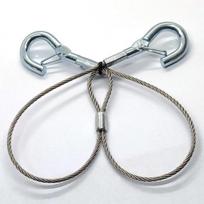 China Steel Wire Rope With Hook For Cable Display System for sale