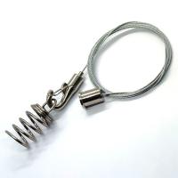 China Steel Part Acoustic Panels Lighting Hardware Fittings With Hook Cable Gripper for sale