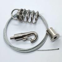 China Steel Part Acoustic Panels Lighting Hardware Fittings With Hook Cable Gripper for sale