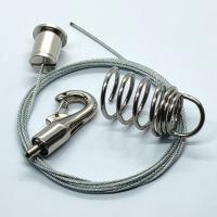China Steel Part Acoustic Panels Lighting Hardware Fittings With Hook Cable Gripper for sale