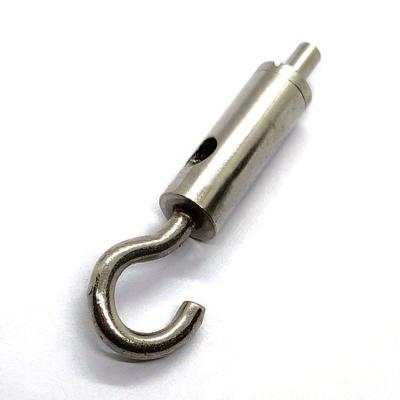 China Adjustable Side Exit Cable Grippers With Hook For Aircraft Stainless Wire Rope for sale
