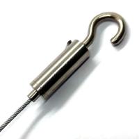 China Adjustable Side Exit Cable Grippers With Hook For Aircraft Stainless Wire Rope for sale