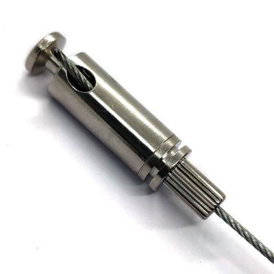 China Stainless Steel Cable Gripper With Griplock Nut For Led Ceiling Light for sale