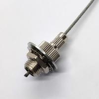 China LED Ligting Suspension Kit Aircraft Cable Brass Gripper Clamp For Hanging Cable for sale