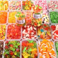 China Sour And Sweet Chewy Gummy Candy Assorted Shape Fruit Flavor Soft Candies for sale