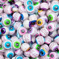 China Halloween Candies Eyeball Gummy Candy Filled Jam Fruit Flavor Soft Candy Wholesale for sale