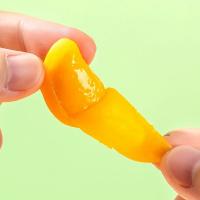 China Candy Wholesale Custom Private Label Popular Mango Peelable Gummy Candy Sweets for sale