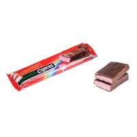 China Sweet Soft Cotton Candy Assorted Fruit Flavor Chocolate Covered Marshmallow for sale