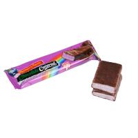 China Sweet Soft Cotton Candy Assorted Fruit Flavor Chocolate Covered Marshmallow for sale