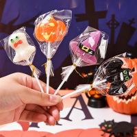 China Wholesale 15g 20g 3D Cartoon Shape Lollipop Candy Stick Hard Candy Halloween Candies for sale