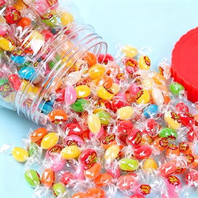 China High Quality Assorted Sour And Sweet Fruit Flavor Chewy Jelly Beans Candy Gummy Candies for sale