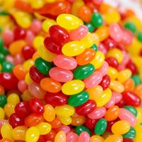 China High Quality Assorted Sour And Sweet Fruit Flavor Chewy Jelly Beans Candy Gummy Candies for sale