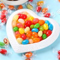China High Quality Assorted Sour And Sweet Fruit Flavor Chewy Jelly Beans Candy Gummy Candies for sale