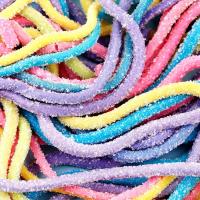 China Sour Belts Candy Strips Assorted Fruit Flavor Licorice Gummy Chewy Sweets Candies for sale