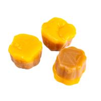 China 3D Egg Tart Shaped Fudge Gummy Candy Creative Casual Snacks Candy Sweets Soft Candies for sale