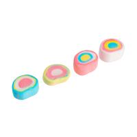 China Wholesale High Quality Mini Colorful Cream Coated Marshmallow Bagged Cotton Candy for sale