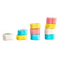 China Wholesale High Quality Mini Colorful Cream Coated Marshmallow Bagged Cotton Candy for sale