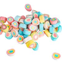 China Wholesale High Quality Mini Colorful Cream Coated Marshmallow Bagged Cotton Candy for sale