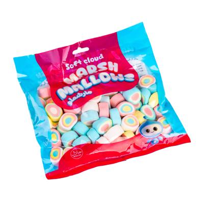 China Wholesale High Quality Mini Colorful Cream Coated Marshmallow Bagged Cotton Candy for sale