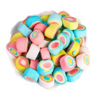 China Wholesale High Quality Mini Colorful Cream Coated Marshmallow Bagged Cotton Candy for sale