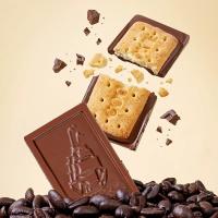 China Cocoa Butter Chocolate Coated Cookie Dark Chocolate White Chocolate Flavor Chocolates for sale