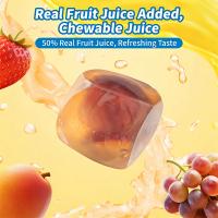 China 3D Fun Animal Shapes Peelable Gummy Candy 50% Real Fruit Juice Soft Candies for sale