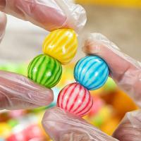 China Watermelon Shape Bubble Gum Fruit Flavor Stick Gummy Candy Colorful Chewing Gum Candy for sale