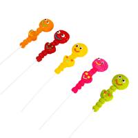 China Smiling Face Shape Gummy Candy Lollipop Casual Snacks Soft Candies and Sweets for sale