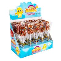 China Wholesales Ice Cream Shape Gummy Candy Lollipop Boxed Soft Candies and Sweets for sale